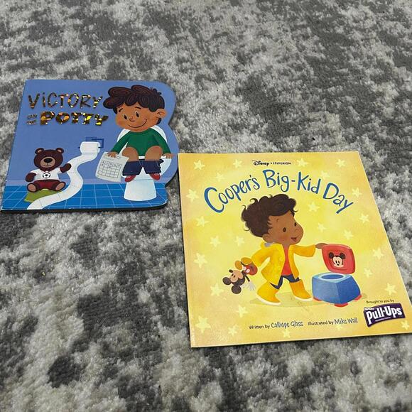 Toys | Two Boy Potty Training Books Victory On The Potty Coopers Bigkid ...